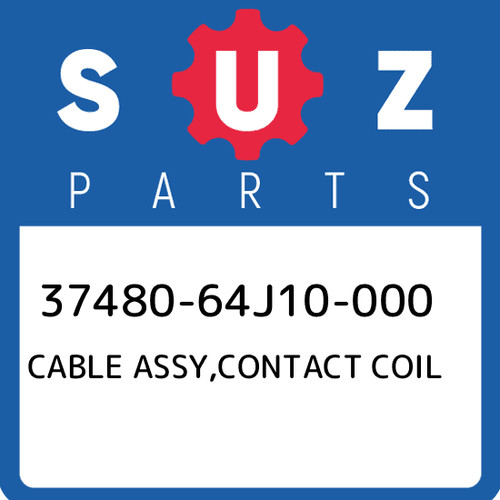 37480-64J10-000 Suzuki Cable assy,contact coil 3748064J10000, New ...