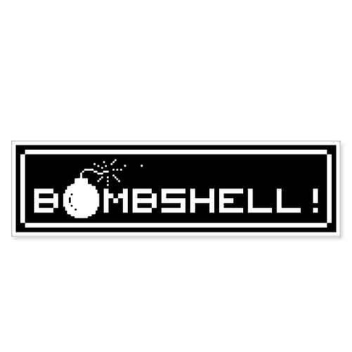 Bombshell car bumper sticker decal 8" x 2" | eBay