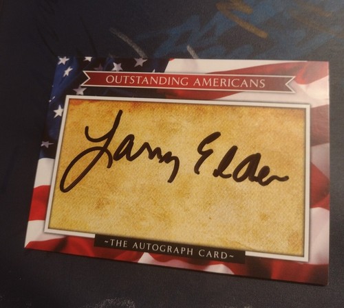Larry Elder 2024 Prez Candidate Autographed Outstanding Americans Card ...
