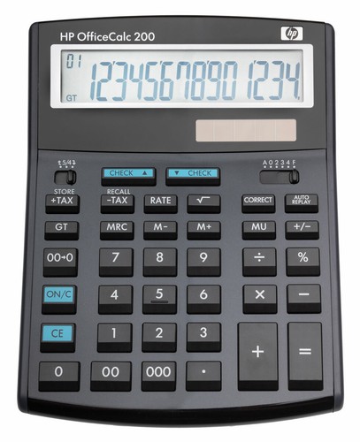 Taschenrechner HP OfficeCalc 200 Tischrechner Rechner Rechenmaschine ...