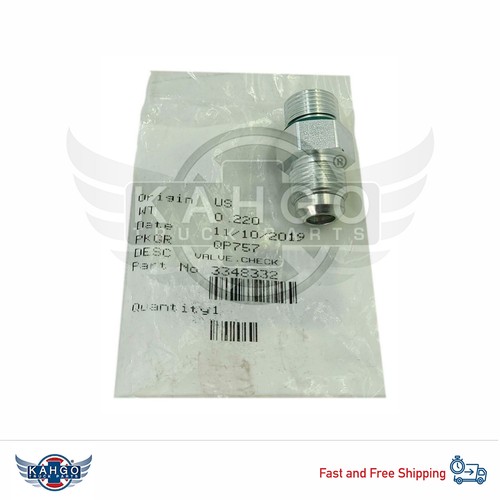 OEM CUMMINS FUEL CHECK VALVE N14 3348332 | eBay