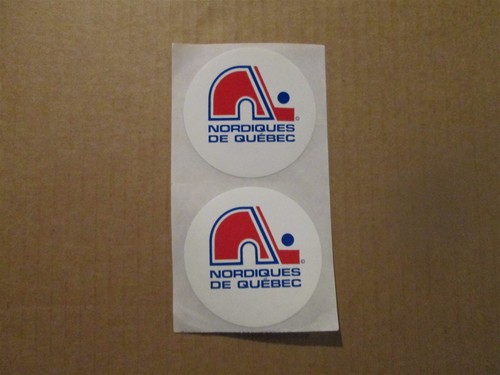 NHL Quebec Nordiques Vintage Lot of 2 Circa 1980's Team Logo Hockey ...