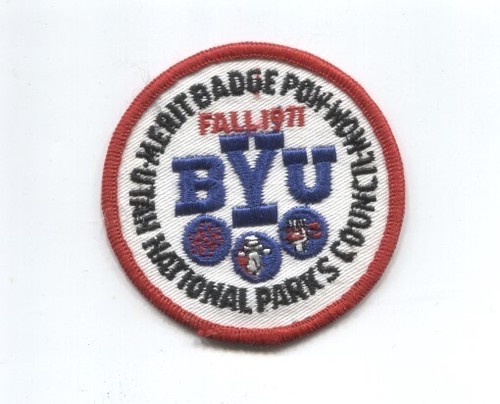 UTAH NATIONAL PARKS - BYU MERIT BADGE POW WOW PATCH - 1971-RARE | eBay