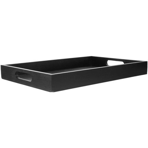 Black Rectangular Tray Serving Platter Decorative Trays Rectangle | eBay