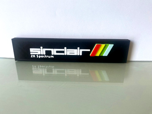Sinclair ZX Spectrum Logo 8-bit Home Computer 1982 Compact Cassette ...