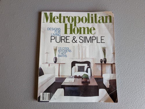 Metropolitan Home Magazine 2000 Modern Fresh Designs Decorating Cool ...