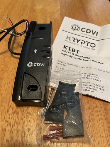 CDVI K1BT Proximity Card Reader Bluetooth Access Control KRYPTO | eBay