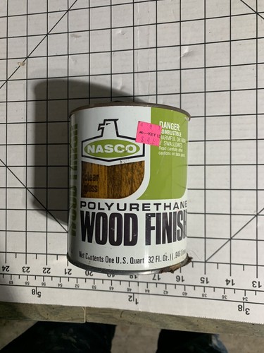 Vintage Nasco Polyurethane Paint Can B259 | eBay