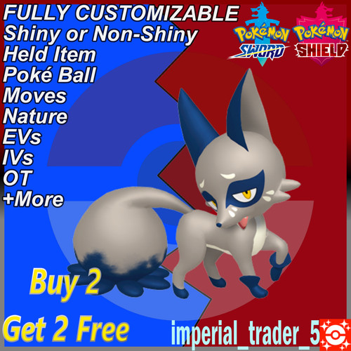 Pokémon Sword and Shield Shiny Nickit W/ Best 6IV Customizable | eBay UK