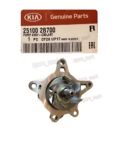 Water Pump 251002B700 for Accent Optima Veloster Sonata Soul 10-23 | eBay