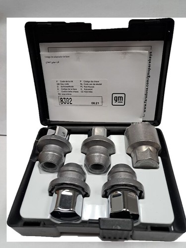 Genuine GM Thatcham Wheel Lock Kit - Chrome 85548789 | eBay