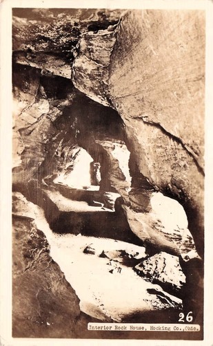 RPPC Logan Ohio Hocking County Ash Cave Rock House Interior Photo ...