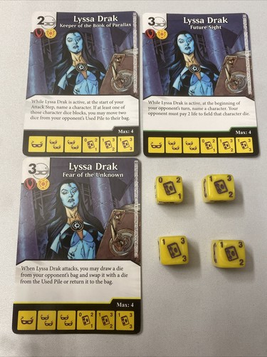 LYSSA DRAK Rare CUR 4 Dice War of Light Set Dice Masters | eBay