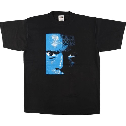 Old Clothes 00 Tultex Blue Man Group Band T-Shirt Van T Made In Usa Men ...