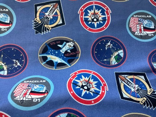 NASA Space Lab 100% high quality cotton quilt fabric 1/4 yard | eBay