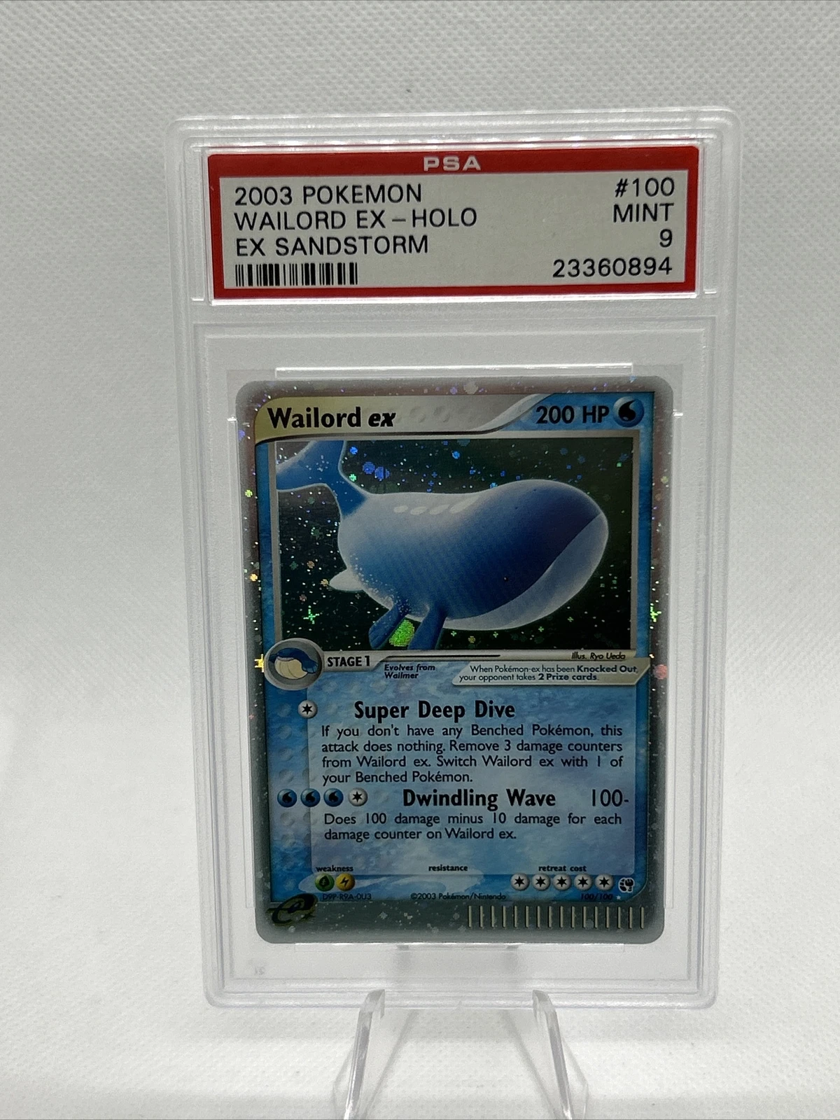 Wailord ex 2003 EX: Sandstorm #100/100 Holo Price Guide - Sports Card ...