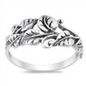 Tree Branch Little Leaves Open Vine Ring New 925 Sterling Silver Band ...