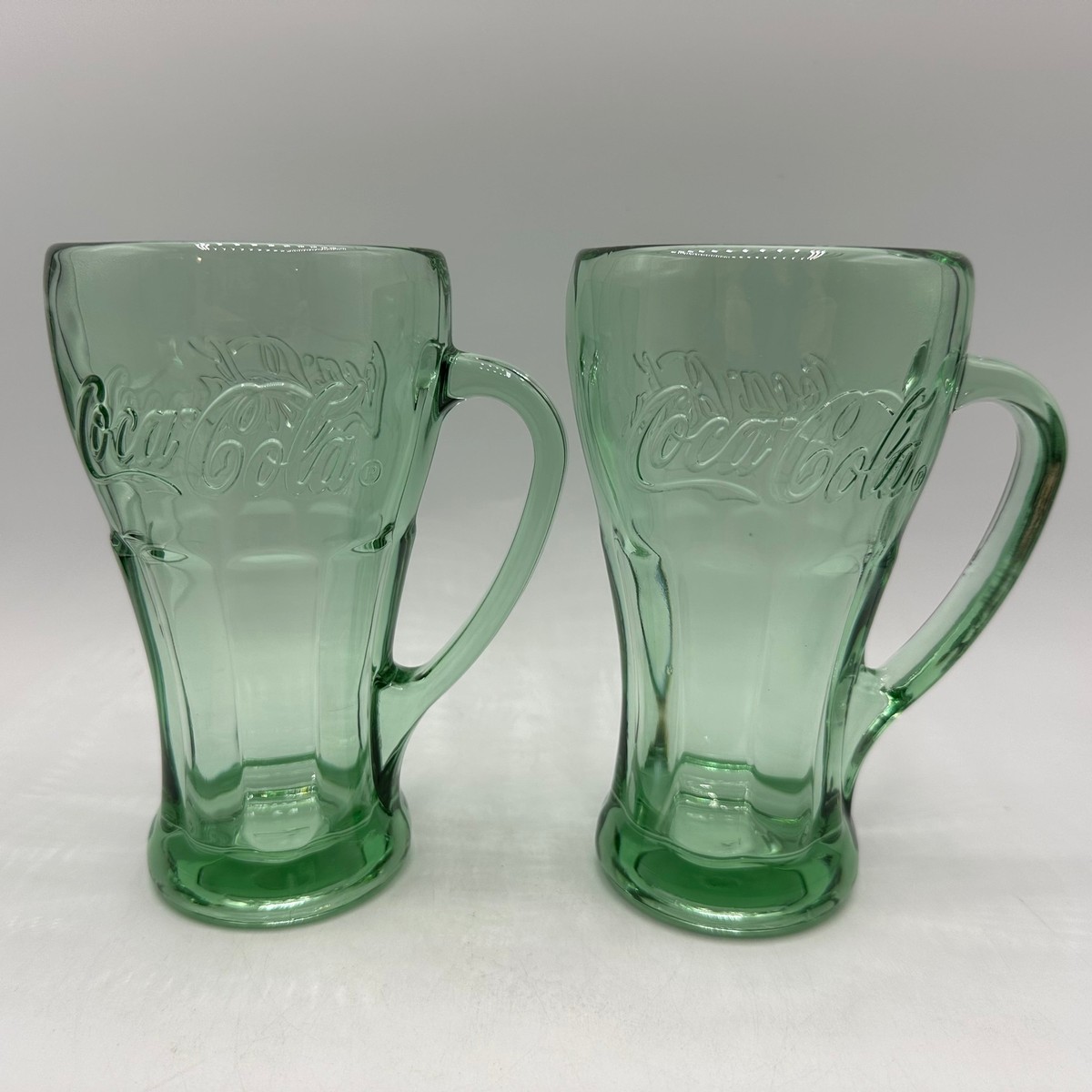Vasos De Coca Cola Verdes Y Pesados Mini Refrigerador Portatil