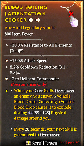 Diablo 4 Eternal 2GA Attack Speed Hellbent Commander Amulet | eBay