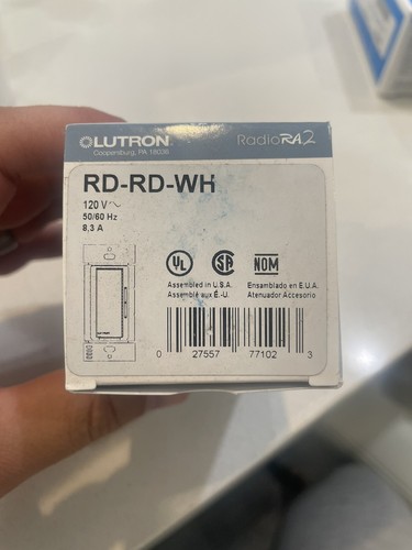Lutron Radio RA2 RD-RD-WH Remote Dimmer, New In Box | eBay