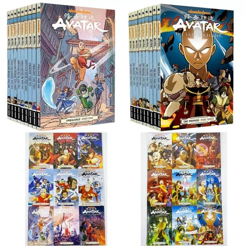 AVATAR The Last Airbender 18 Books Complete Set English Cartoon Comic ...