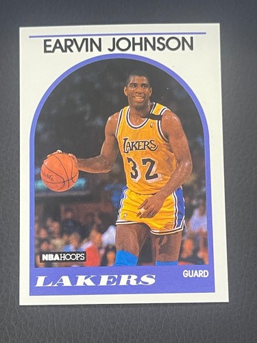 Magic Johnson 1989 Hoops #270 Card Los Angeles Lakers | eBay