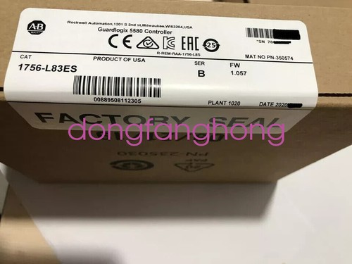 Allen-Bradley 1756-L83ES Guard Logix 5580 Controller PLC Processor ...