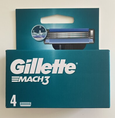 Gillette Mach 3 Blades 4 for sale | eBay