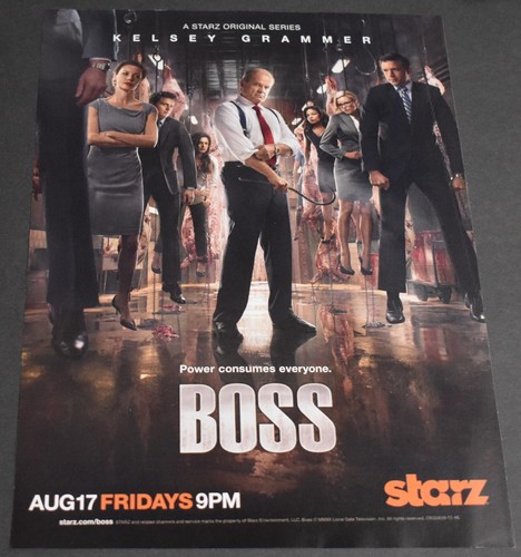 2012 Print Ad Kelsey Grammer Starz TV Series Boss Power Consumes ...