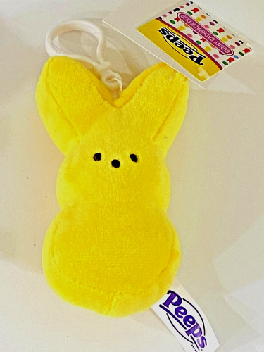 TIE DYE PEEPS 4.5" BUNNY PLUSH BACKPACK CLIP Easter Keychain for sale ...