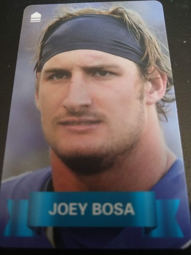 Dave & Buster's Red Zone Rush Joey Bosa Chargers Football Card 🏈 | eBay
