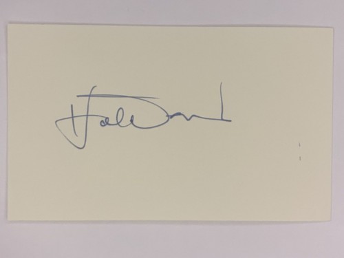 Hal David Signed Autographed 3x5 Card Lyricist Oscar Winner | eBay