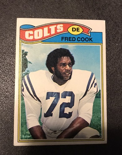 1977 TOPPS FOOTBALL #53 FRED COOK BALTIMORE COLTS | eBay