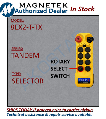 Magnetek brand new 8EX2 TANDEM FLEX-8EX2-T-TX _ Radio Remote ...
