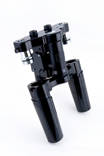 MC Baggers Steel Kore 30" Bolt On Raked Neck Tree Kit 14-Up Wheel Black ...