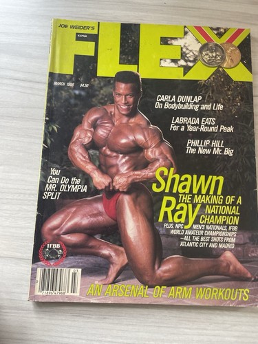 Flex Bodybuilding Magazine March 1988 ( Box C ) | eBay