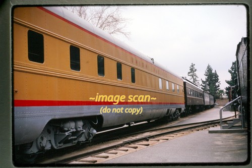 UP Union Pacific Passenger Car in 1973, Original Slide aa 26-26a | eBay