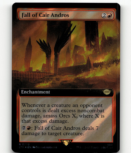 MTG Fall of Cair Andros (Extended Art) (Surge Foil) The Lord of the ...
