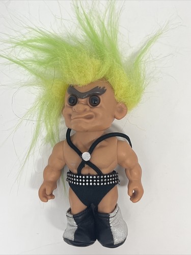 Vintage Troll 5” Doll Russ Doomslayer ZORENZO Neon Green Hair | eBay