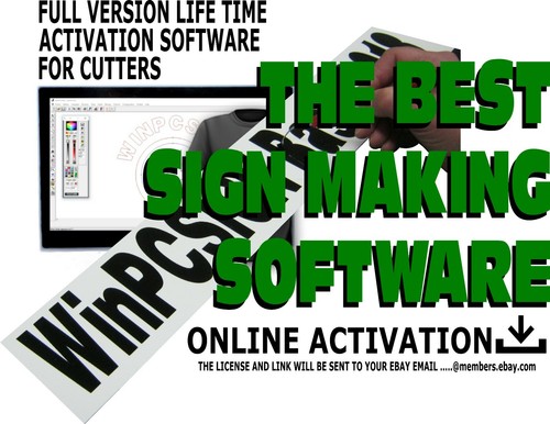WinPCSIGN Basic 2018 software Vinyl Cutter .DOWNLOADABLE via email | eBay