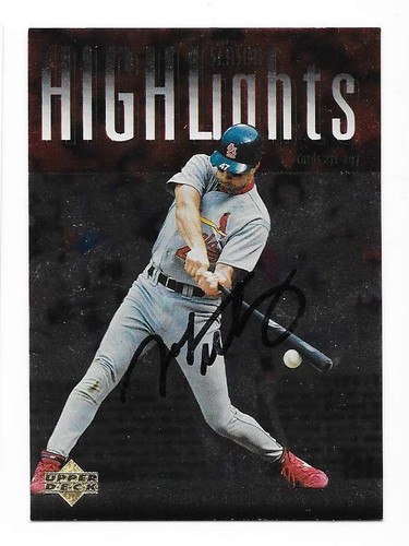 JOHN MABRY 1997 UPPER DECK AUTOGRAPHED SIGNED # 316 CARDINALS | eBay