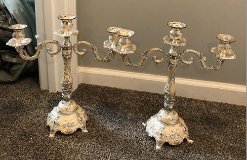 Catholic Vintage Candelabra Set | eBay