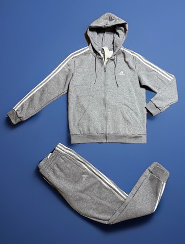 adidas Essentials Tracksuit Womens Authentic 2 Piece Set Sweatsuit Sz M ...