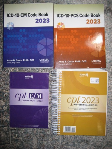 2023 Medical Coding Books-AAPC ICD-10-CM ; ICD -10-PCS; AMA cpt and ...