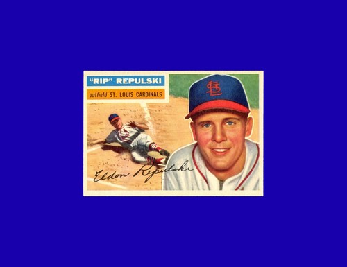1956 Topps Rip Repulski #201 - St. Louis Cardinals - NM+ | eBay