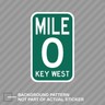 3 Pack - MILE 0 KEY WEST HIGHWAY SIGN (5" x 3" color: FULL)Printed ...