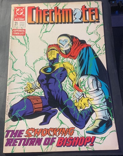 Checkmate #21 Oct The Return of Bishop! DC Comics 1989 | eBay