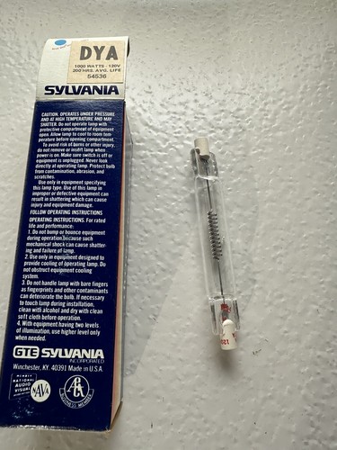 DYA projector lamp projection light bulb 120v 1000w, Sylvania brand | eBay