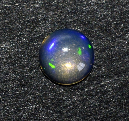 Natural Opal Round Cabs Ethiopian 5 mm 0.35 Cts Multi Color Loose ...