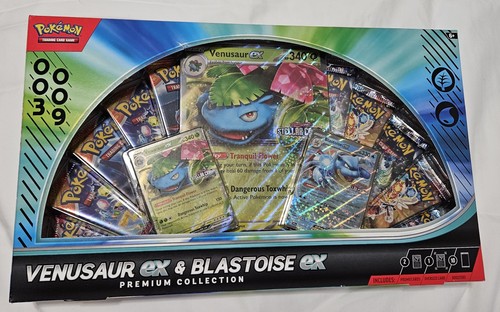 Pokemon TGC: Venusaur ex and Blastoise ex Premium Collection GameStop ...